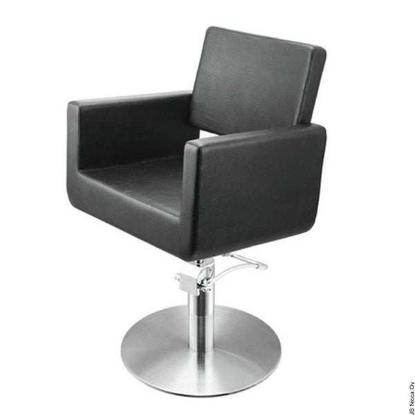 Customer chair, Felicitas, Round, Black - Nicca.fi